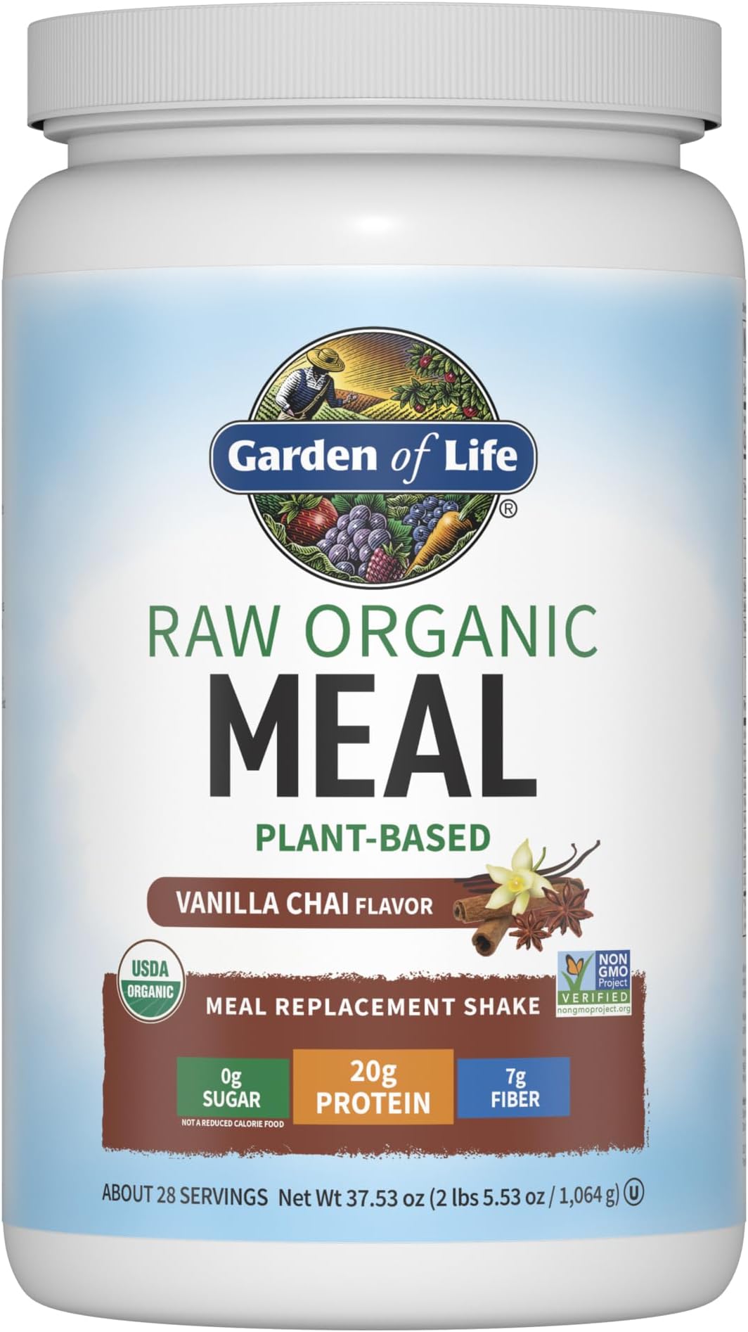 Amazon.com: Garden of Life Meal Replacement Shakes, Vegan Protein ...