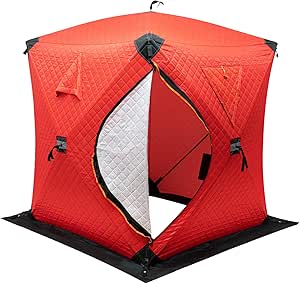 Amazon.com : WenDissy Ice Fishing Tent Insulated, Ice Fishing Shelter ...
