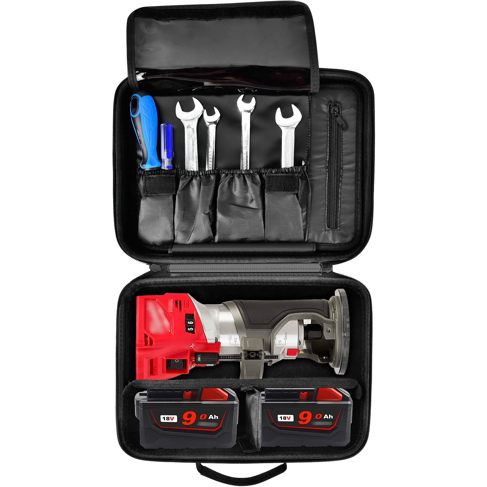 GWCASE Case Compatible with Milwaukee M18 Fuel Cordless Compact Router ...