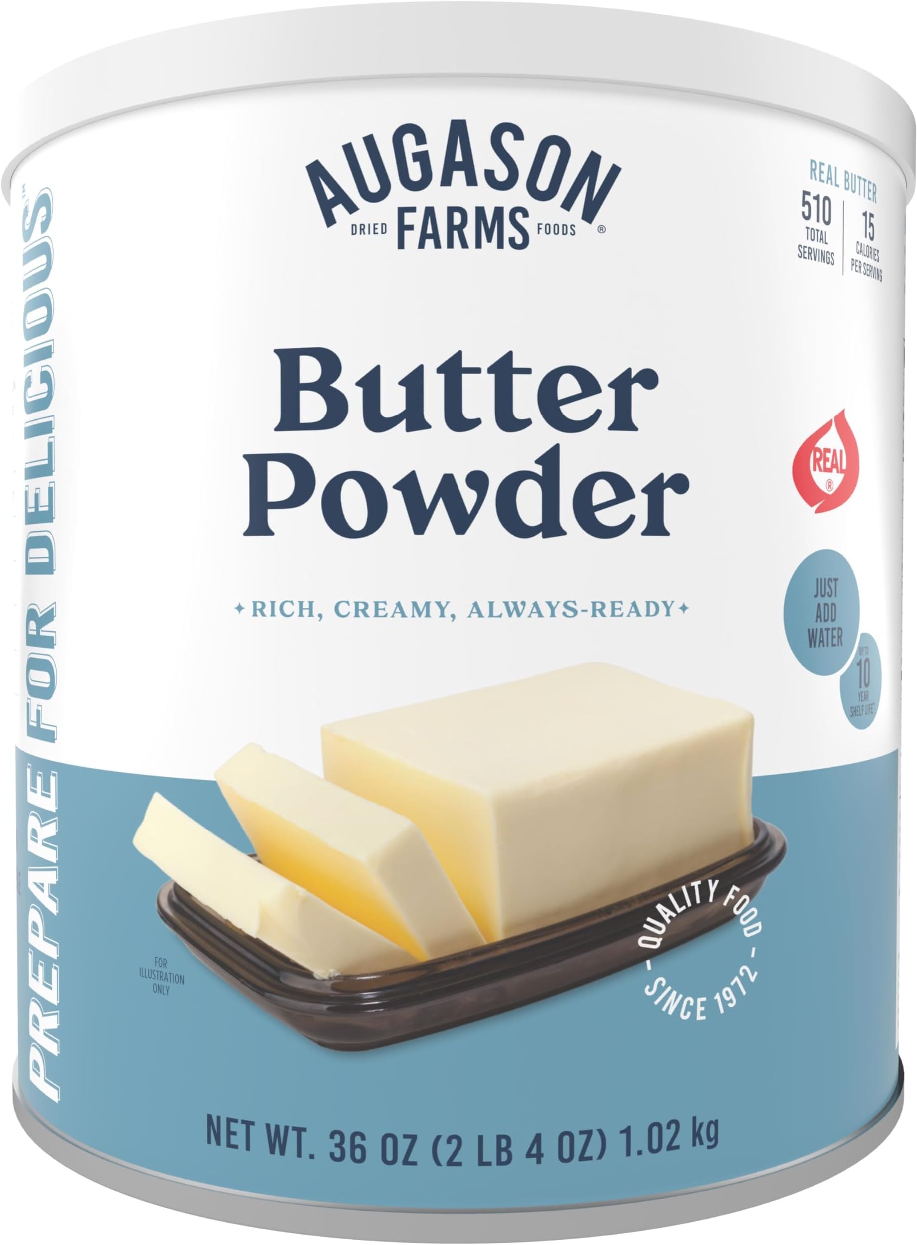 Amazon.com : Future Essentials Powdered Butter (Net Weight 12 oz ...