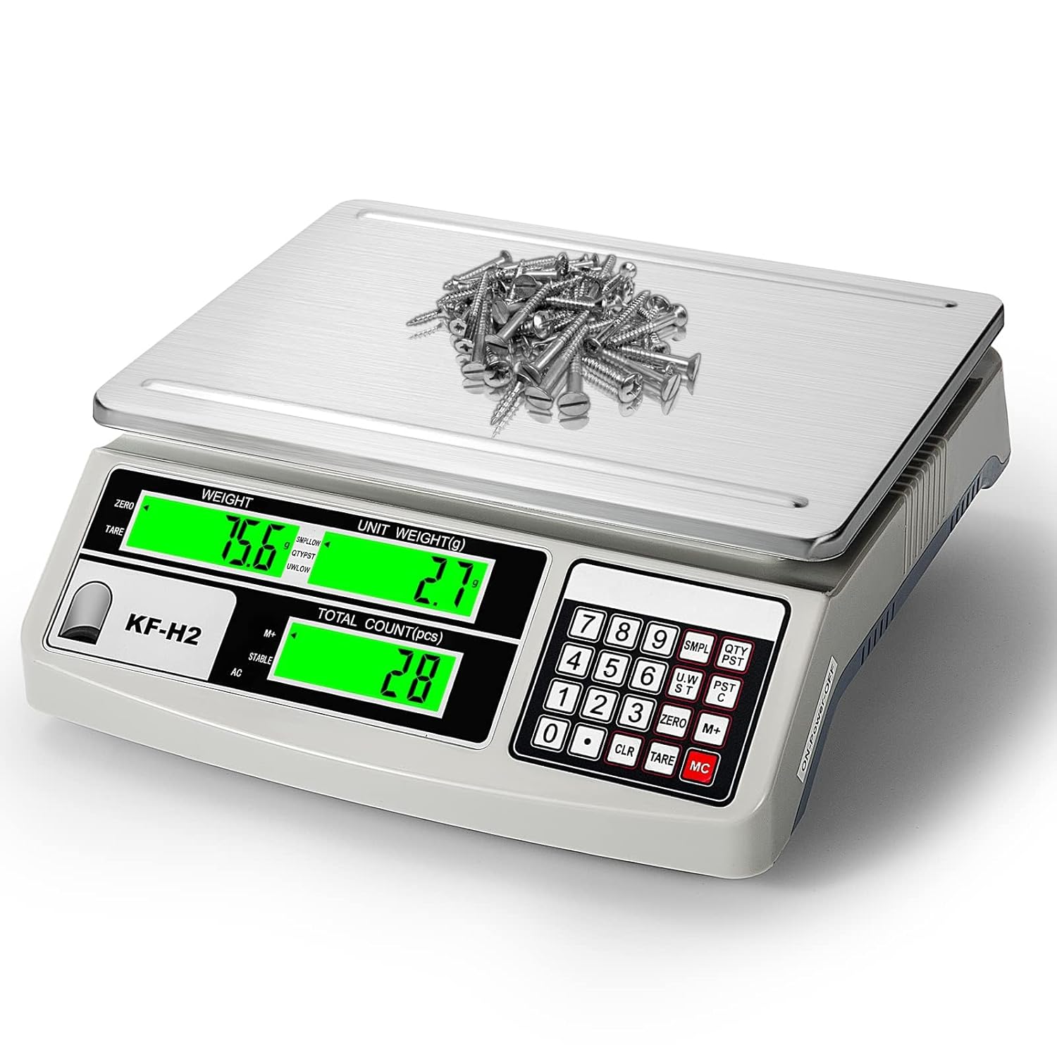 Amazon.com: MEIYA Counting Weight Scale, Industrial High Precision 10kg ...