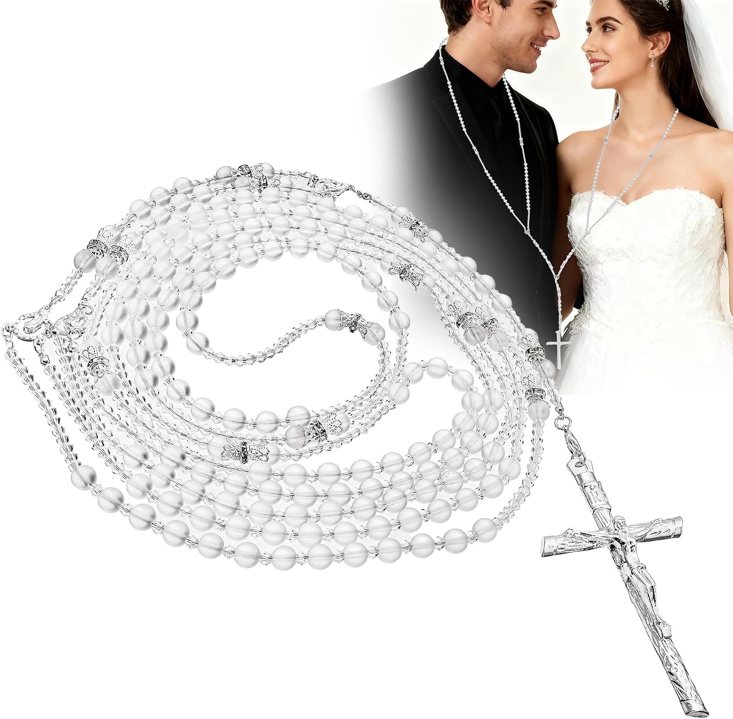 Amazon.com: Noamus Lazo de Boda, lazo de boda católico para ceremonia ...