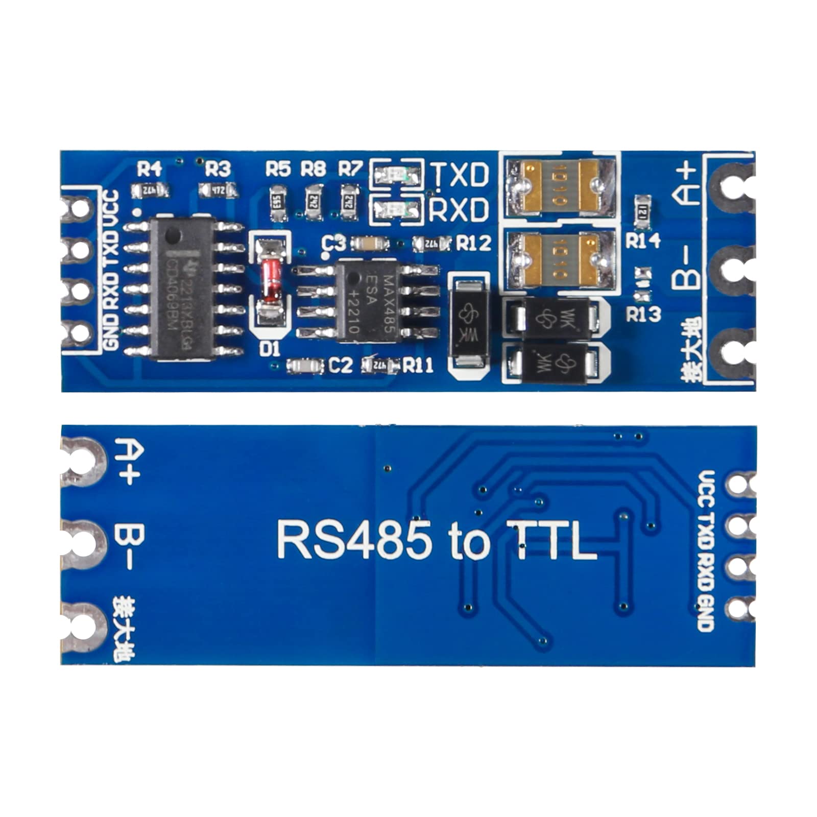 Snapklik.com : 8PCS TTL To RS485 Module, 485 To Serial Port UART Level Mutual Conversion Power ...