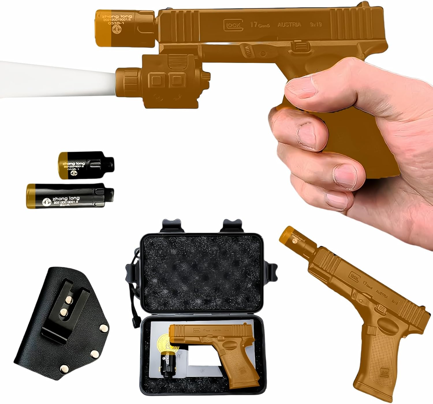 Amazon.com: LattoBen Cool Torch Lighter Refillable Vintage Metal ...