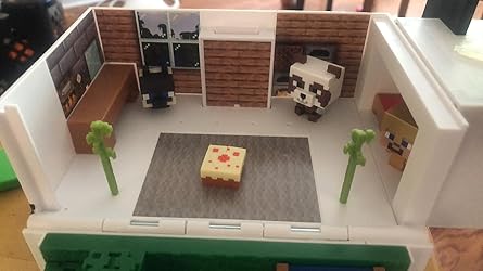 Amazon.com: Mattel Minecraft Mob Head Minis Toys, Panda Playhouse ...