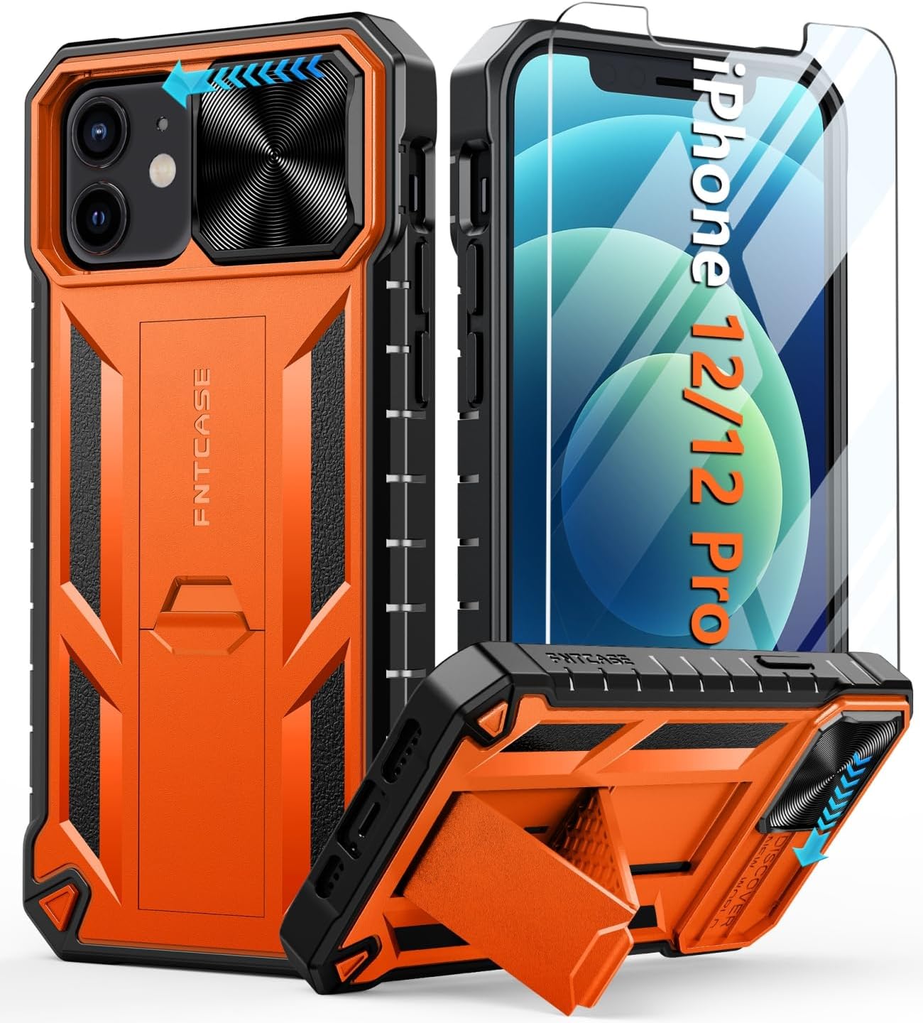 Amazon.com: FNTCASE for iPhone 12 Phone Case: for iPhone 12 Pro Phone ...