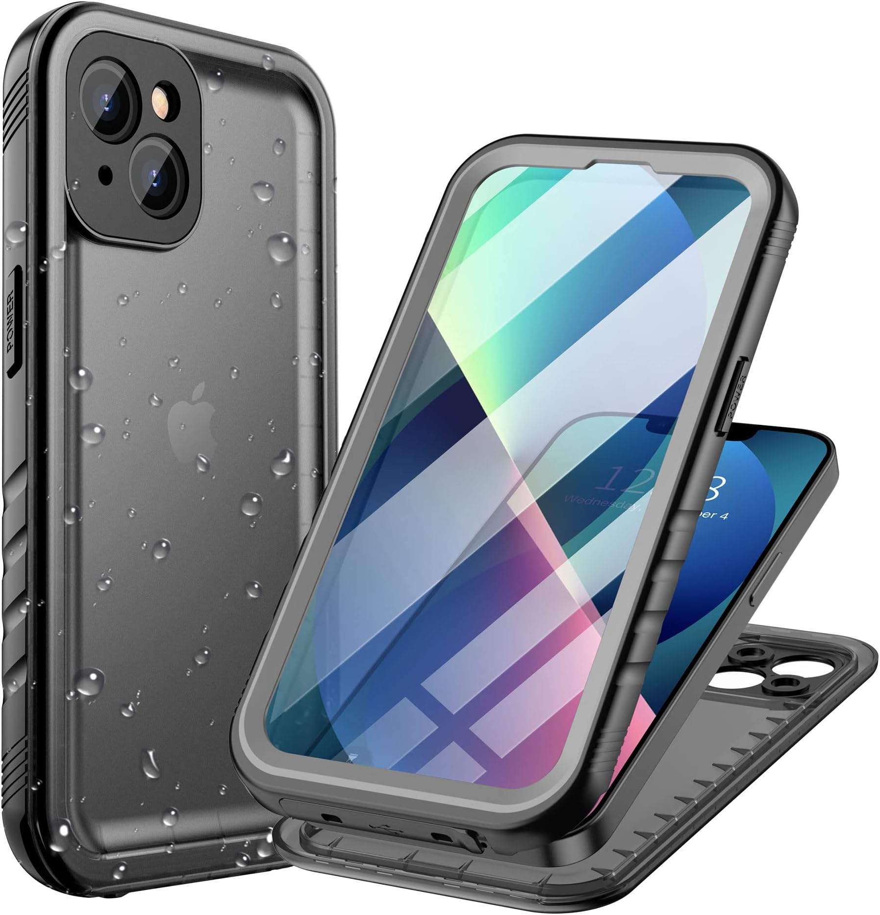 Amazon.com: Transy Waterproof iPhone 13 Case - Full Protection iPhone ...