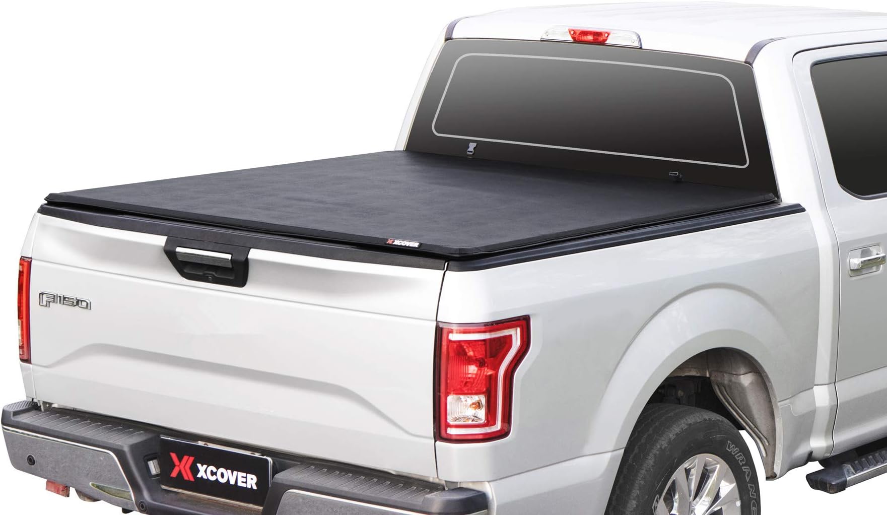 X XCOVER Soft Locking Roll Up Truck Bed Tonneau Cover, Compatible with ...