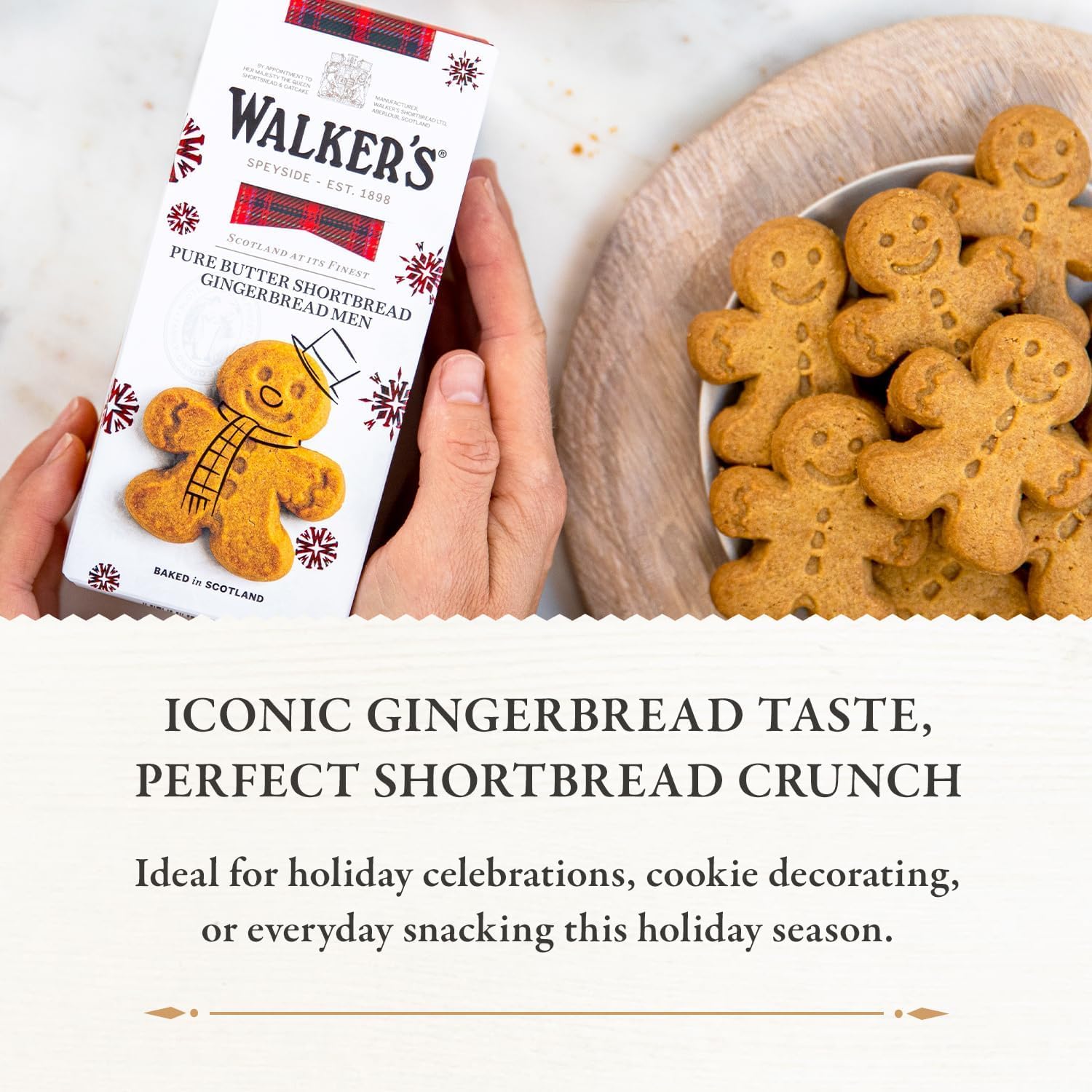 Snapklik.com : Walkers Festive Shortbread Gingerbread Men 4.4 Oz ...