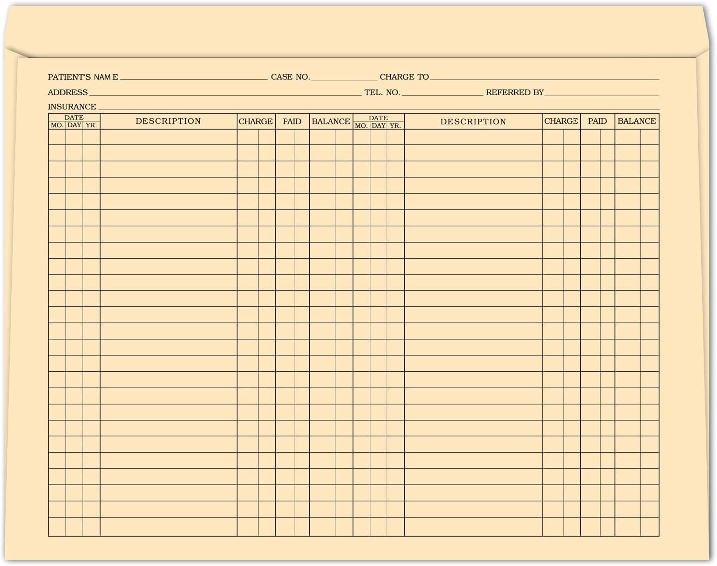 Amazon.com : Manila File Jacket 9-1/2” x 12” Chart Folders – Heavy Duty ...