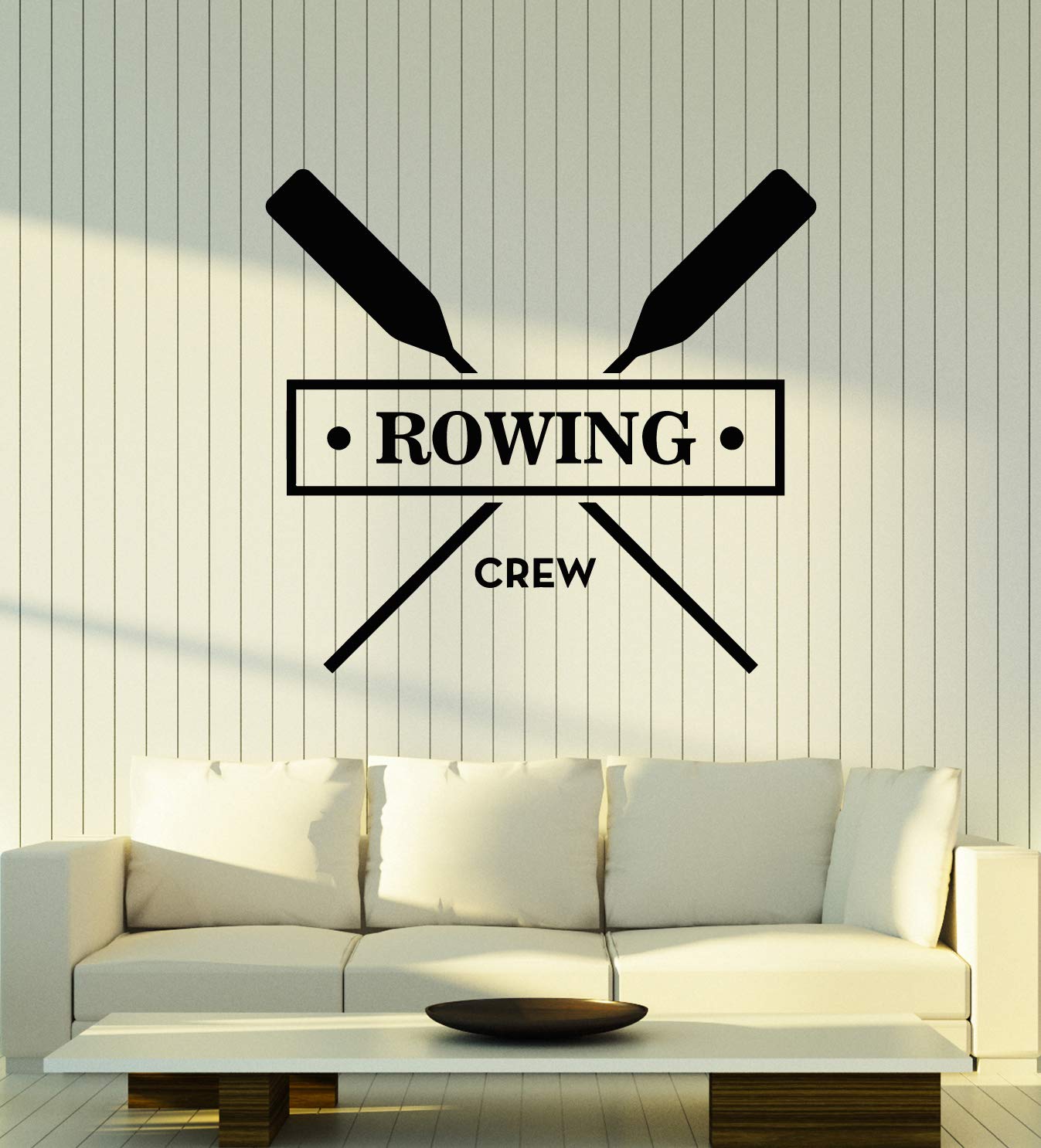 Amazon.com: Vinyl Wall Decal Rowing Crew GB Boating Oar Sport Stickers ...