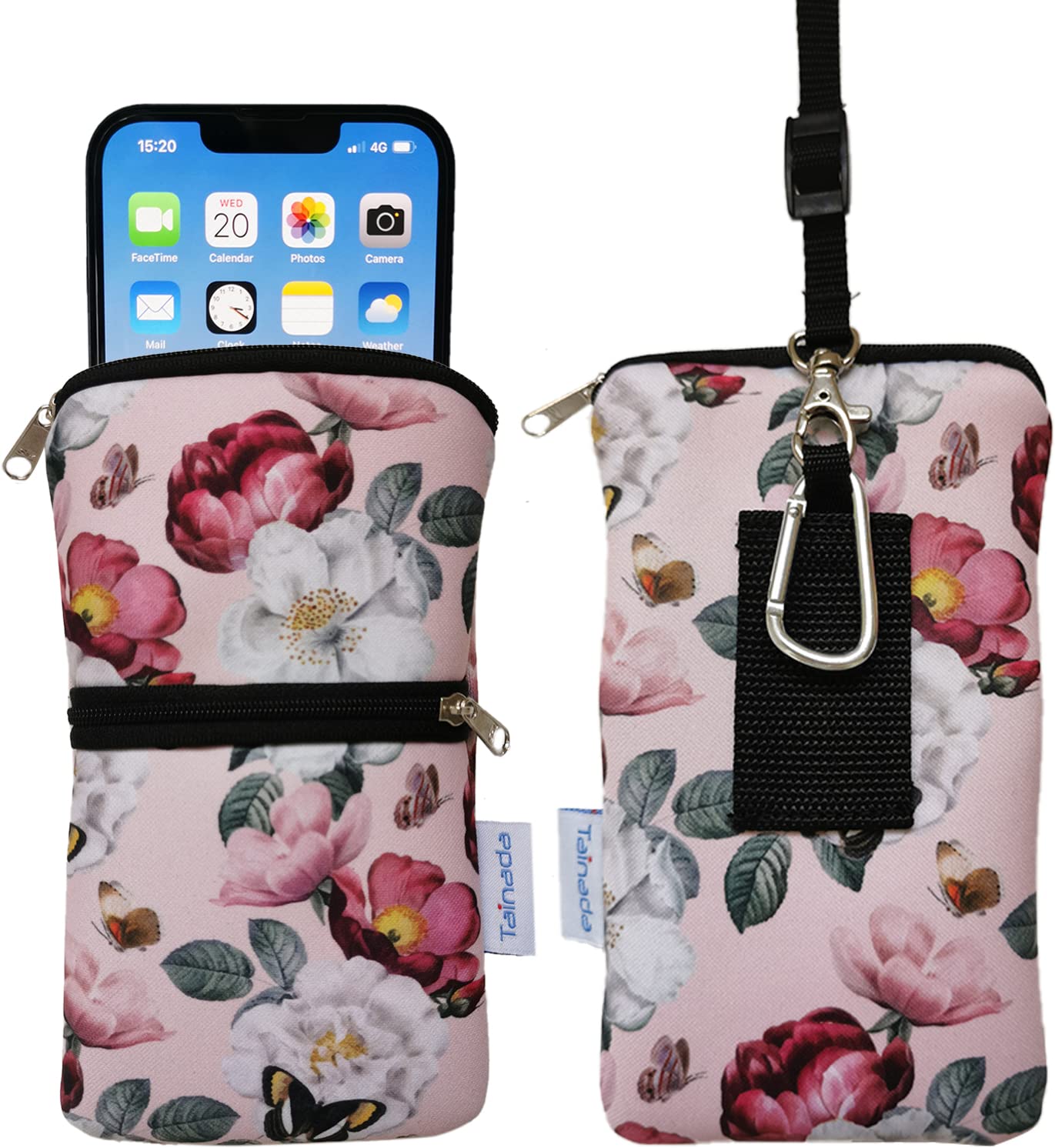 Amazon.com: Tainada Men Women Phone Neoprene Shockproof Zippered Sleeve ...