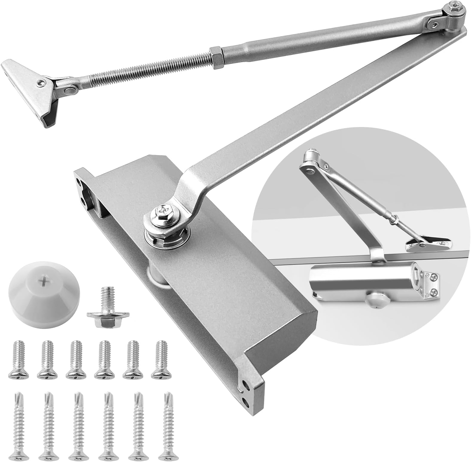 IURRDOP Automatic Door Closer, Use for Residential&Commercial, for 88 ...