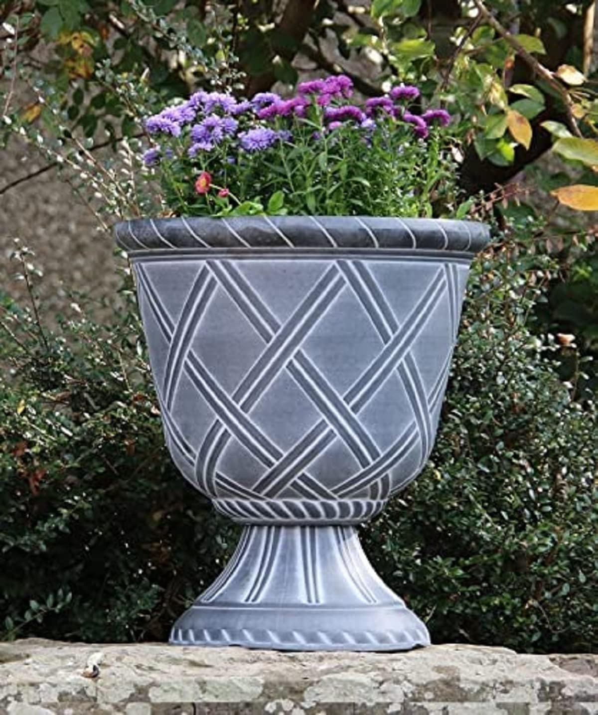 HH Home Hut Garden Ornament Plant Pot Stand Roman Column Decoration ...