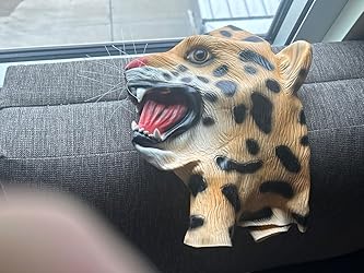 Amazon.com: SANZHIGUO Leopard Mask Adult Wild Animal Latex Mask Novelty ...