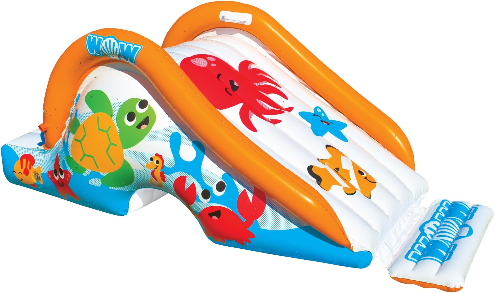 Amazon.com: Giant Inflatable Flamingo Pool Slide w/Built-in Side Water ...