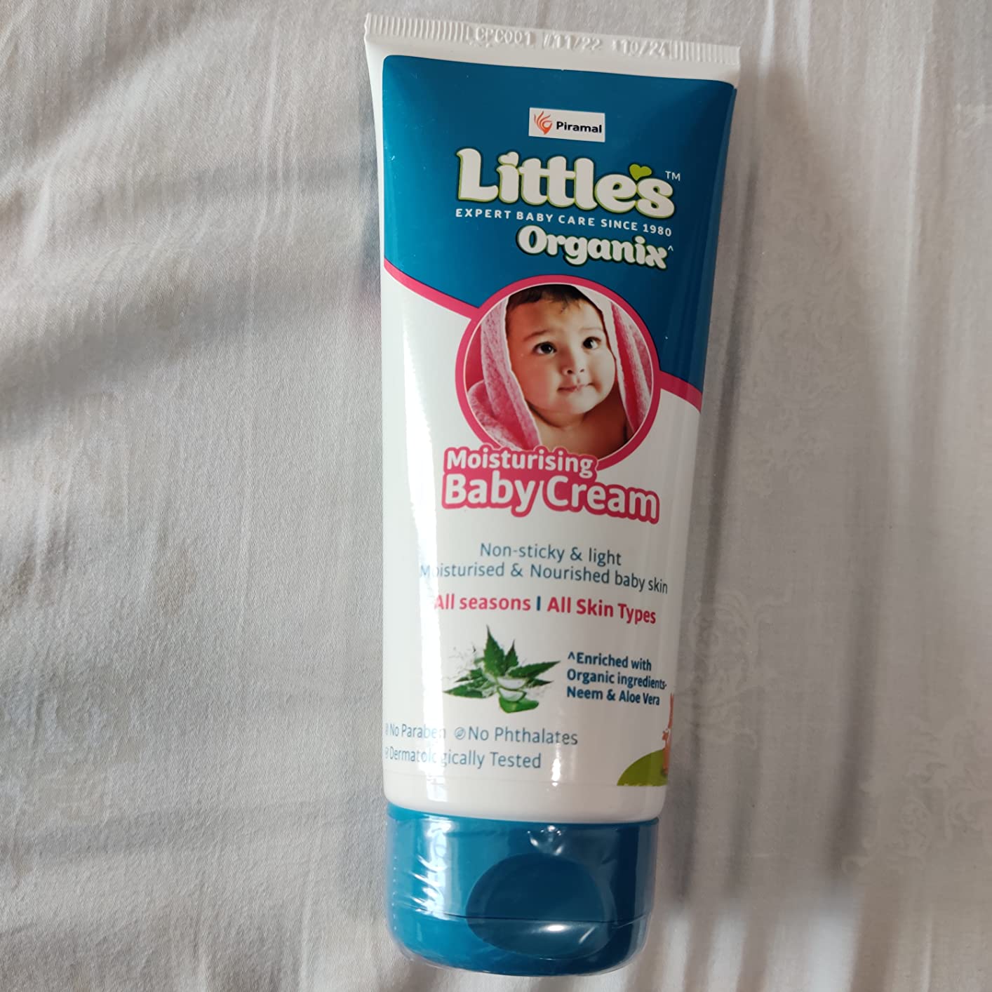 Buy Little's Organix Moisturising Baby Cream 200g | Dermatologically ...