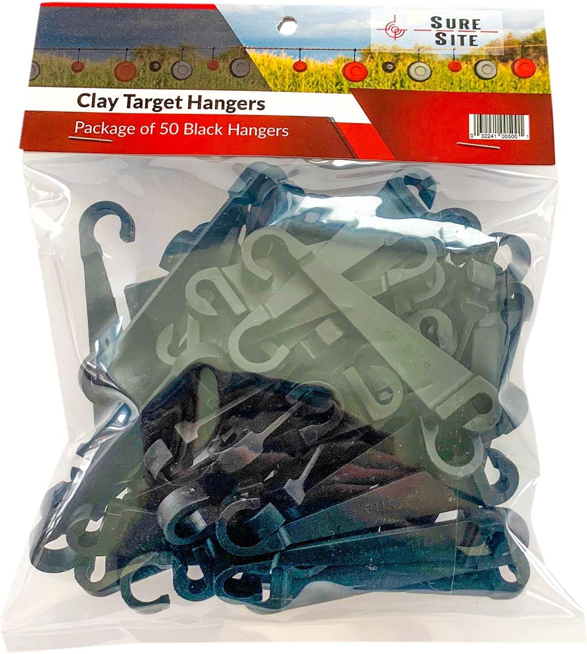 Amazon.com : SURE SITE Clay Pigeon Target Hangers 50-Pack. Small ...