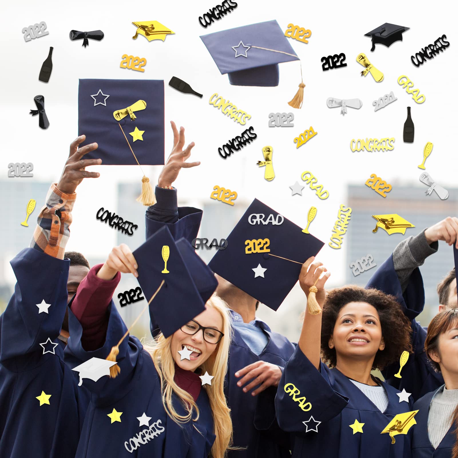 Buy Konsait Graduation Confetti (2.2OZ) for Graduation Party Supplies ...