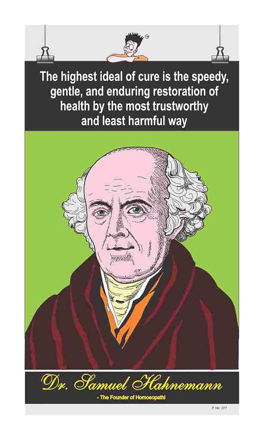 Posterkart Popular Personality Poster - Dr.Samuel Hahnemann, 66 cm x 36 ...