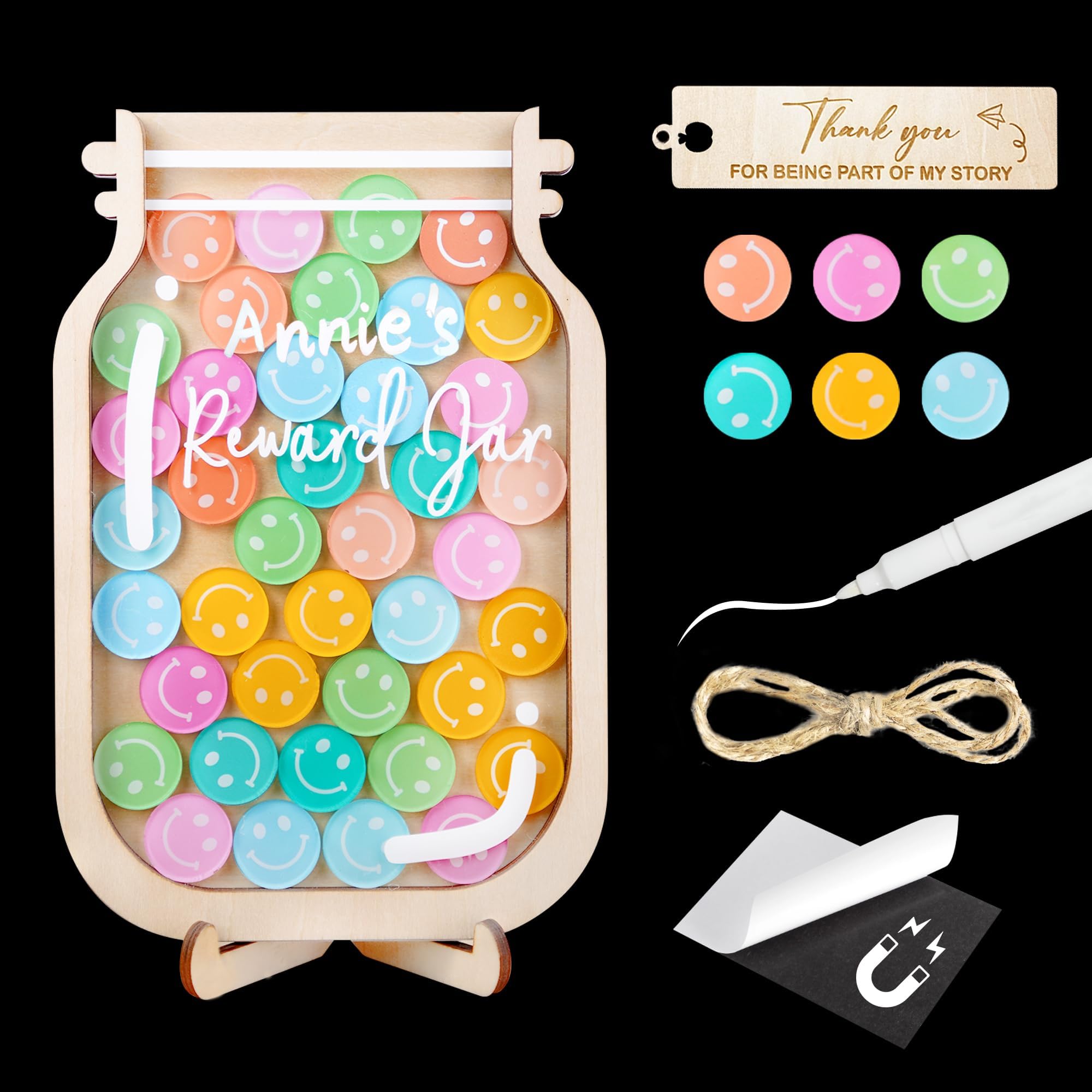 Amazon.com : Magnetic Reward Jar for Classroom Board, Kids Potty ...