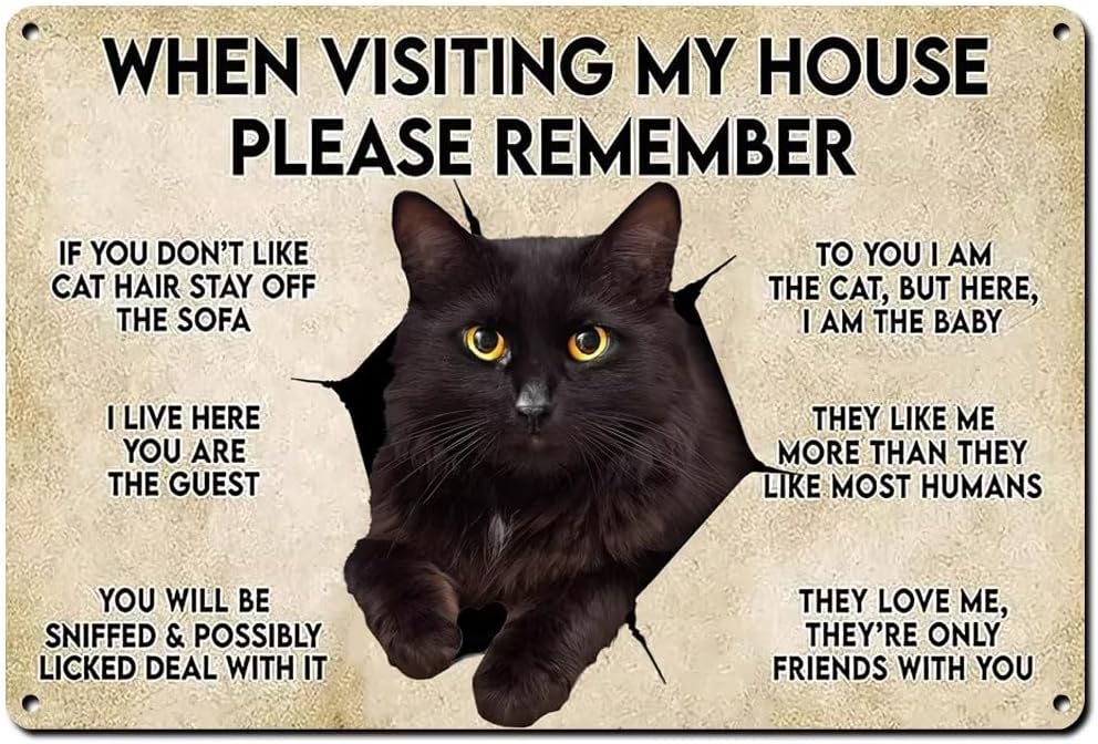 Amazon.com: When Visiting My House Please Remember Vintage Wall ...