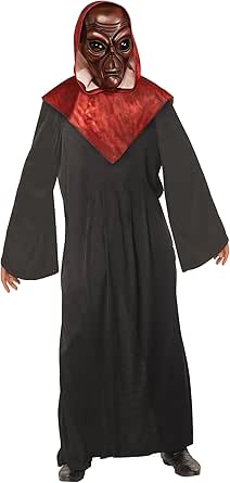 Amazon.com: Rubie's Costume Alien Hooded Robe With Mask, Black/Red ...