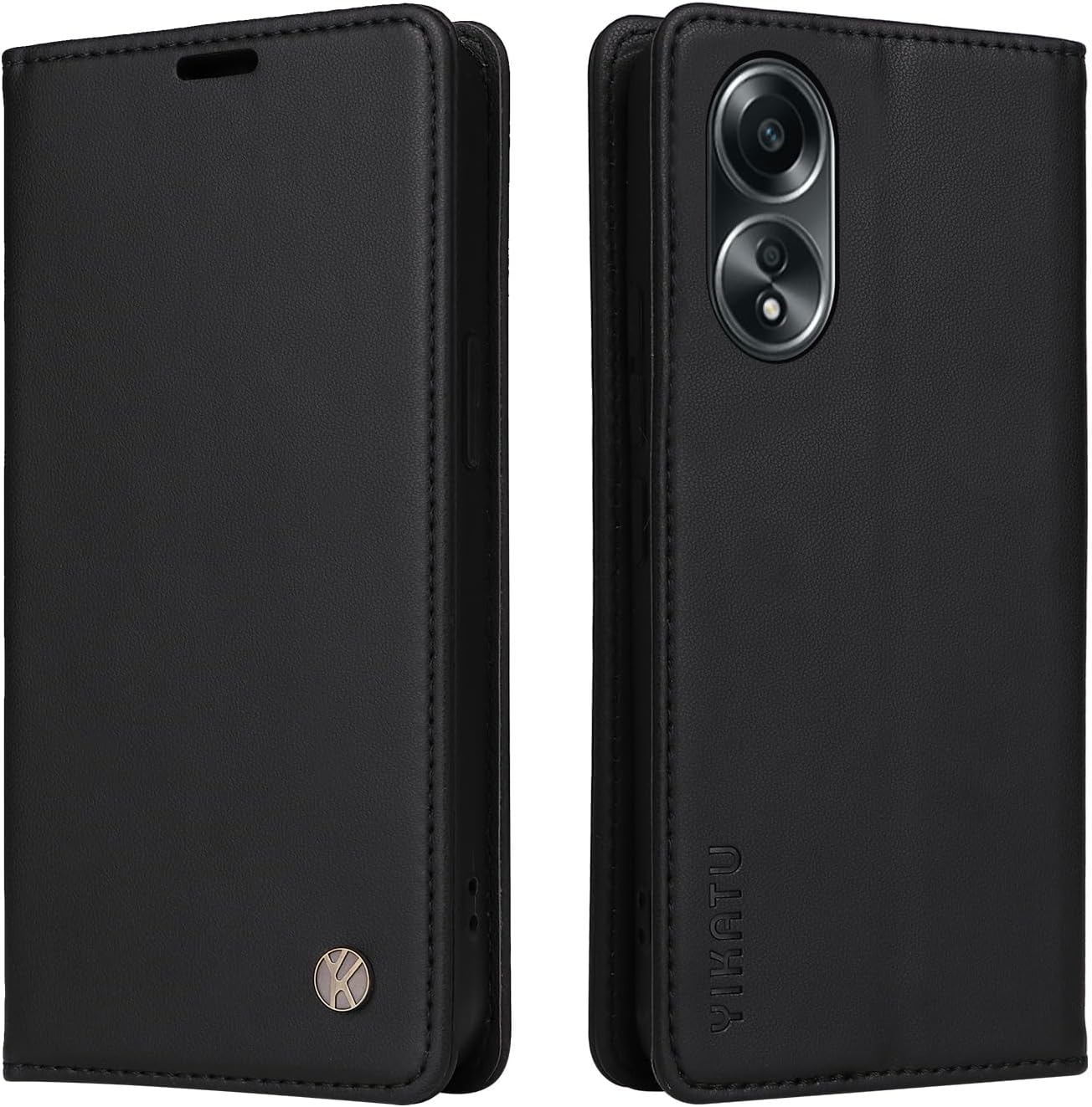 YBFJCE Case for Oppo A58 4G PU Leather Wallet Cover,Flip Folio Case ...