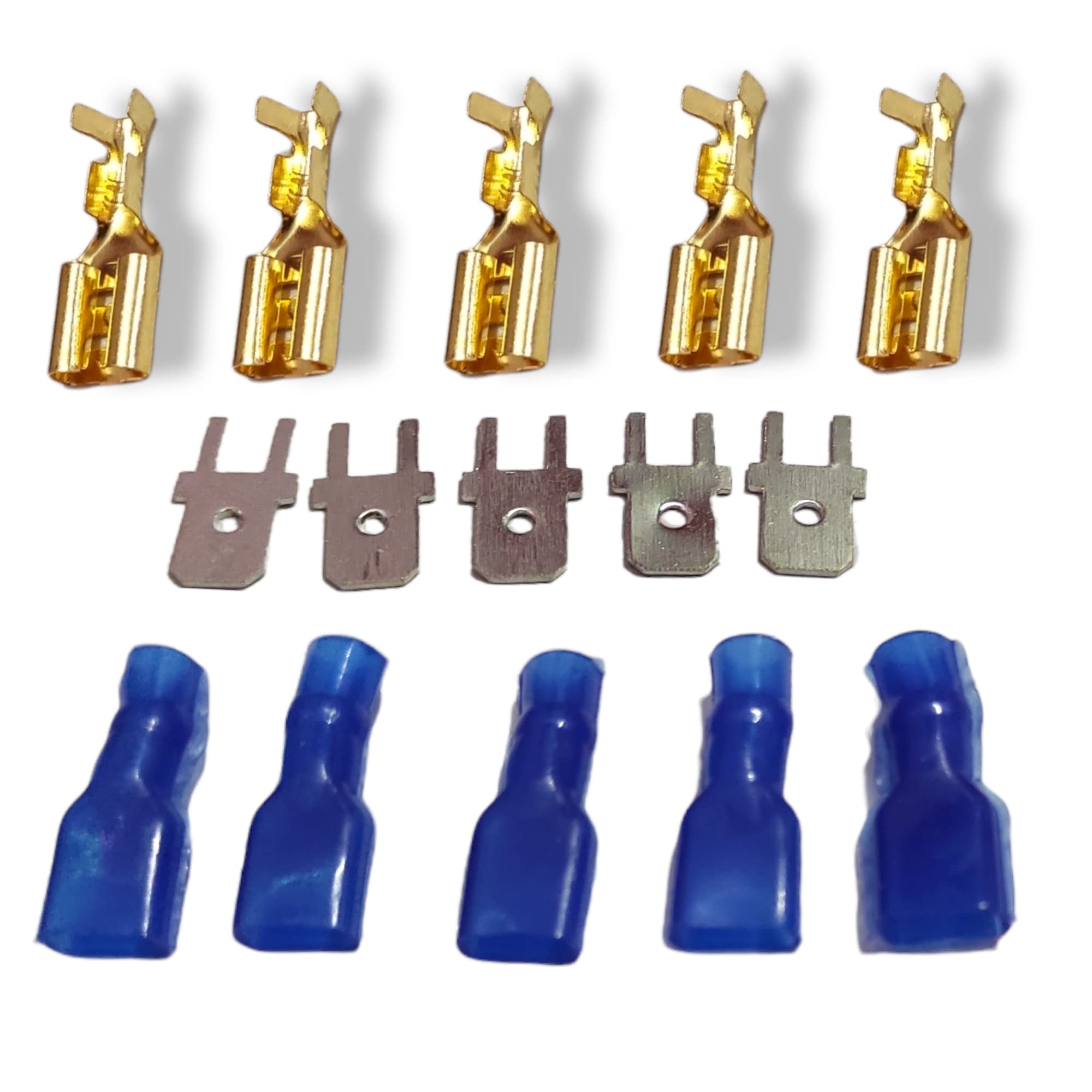 UNIVERSAL HUB Set of 20 Male and female spade quick connectors, wire ...