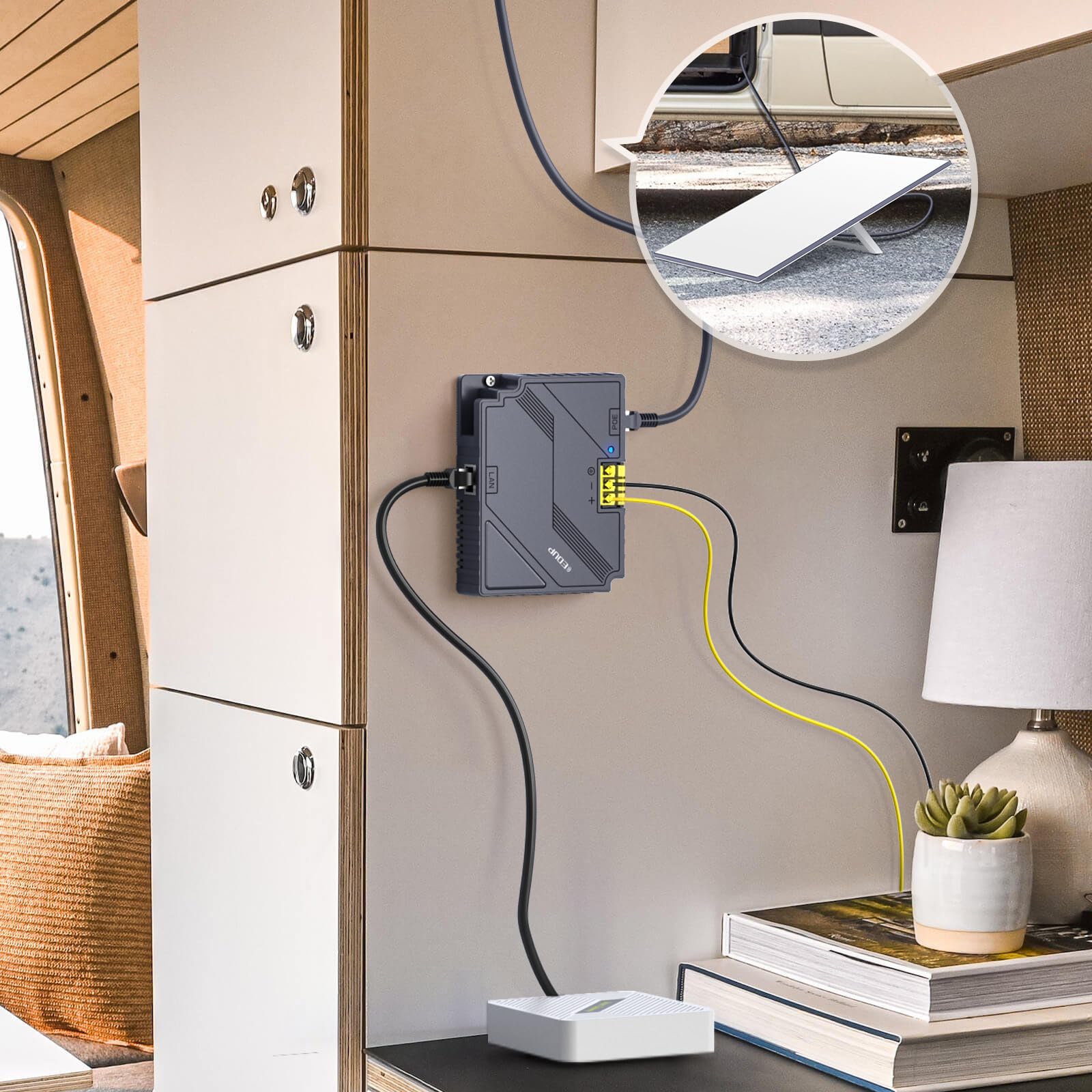 Snapklik.com : EDUP Mini WiFi 6 Travel Router, Professional Designed ...