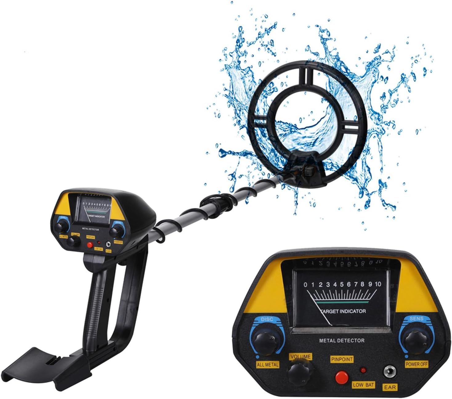 Metal Detector for Adults Professional, Waterproof Higher Accuracy 4 ...