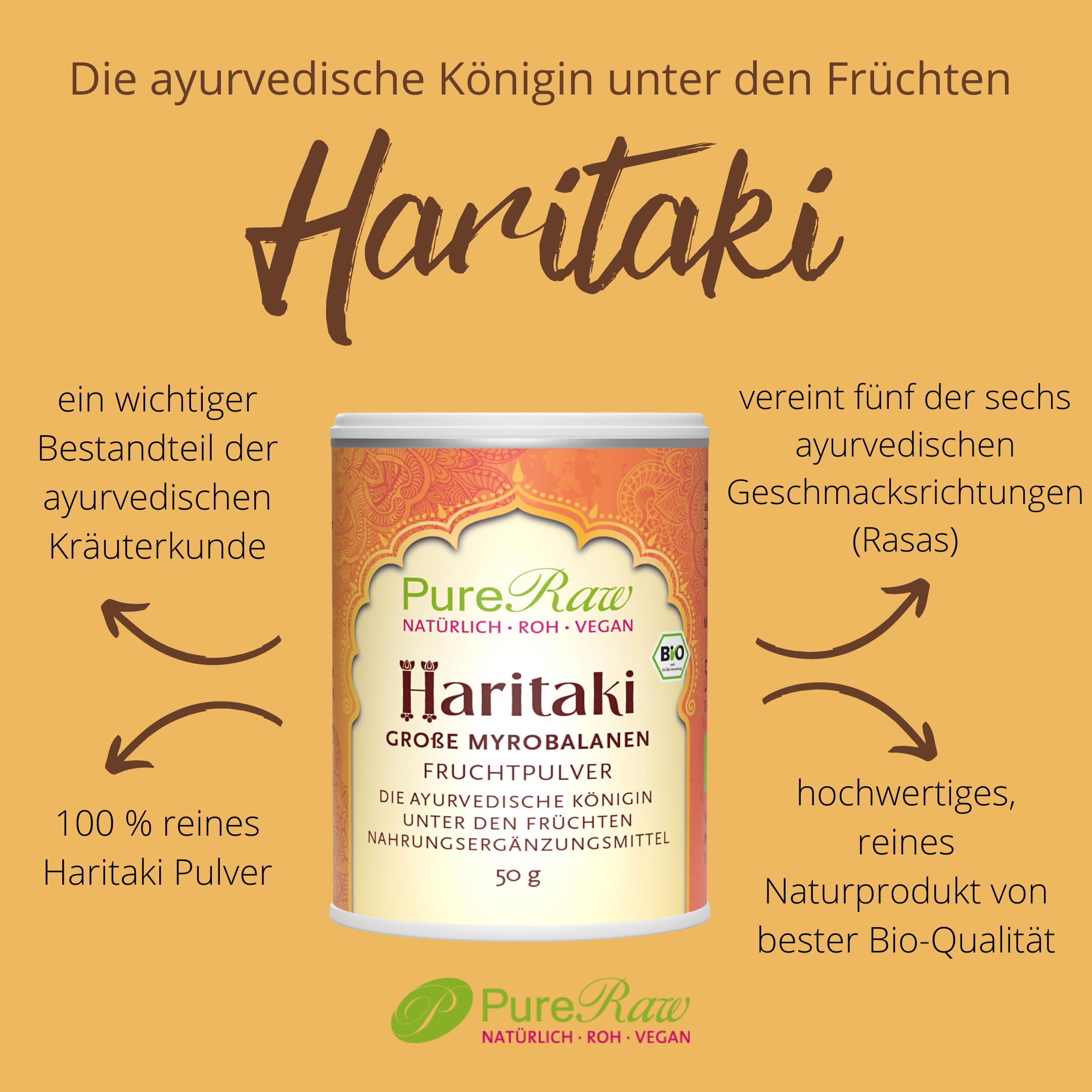 Haritaki Wirkung Haritaki Gemahlen BIO | Kaufen