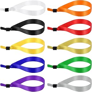 PATIKIL Disposable Cloth Wristbands for Events, 100 Pcs Adjustable ...
