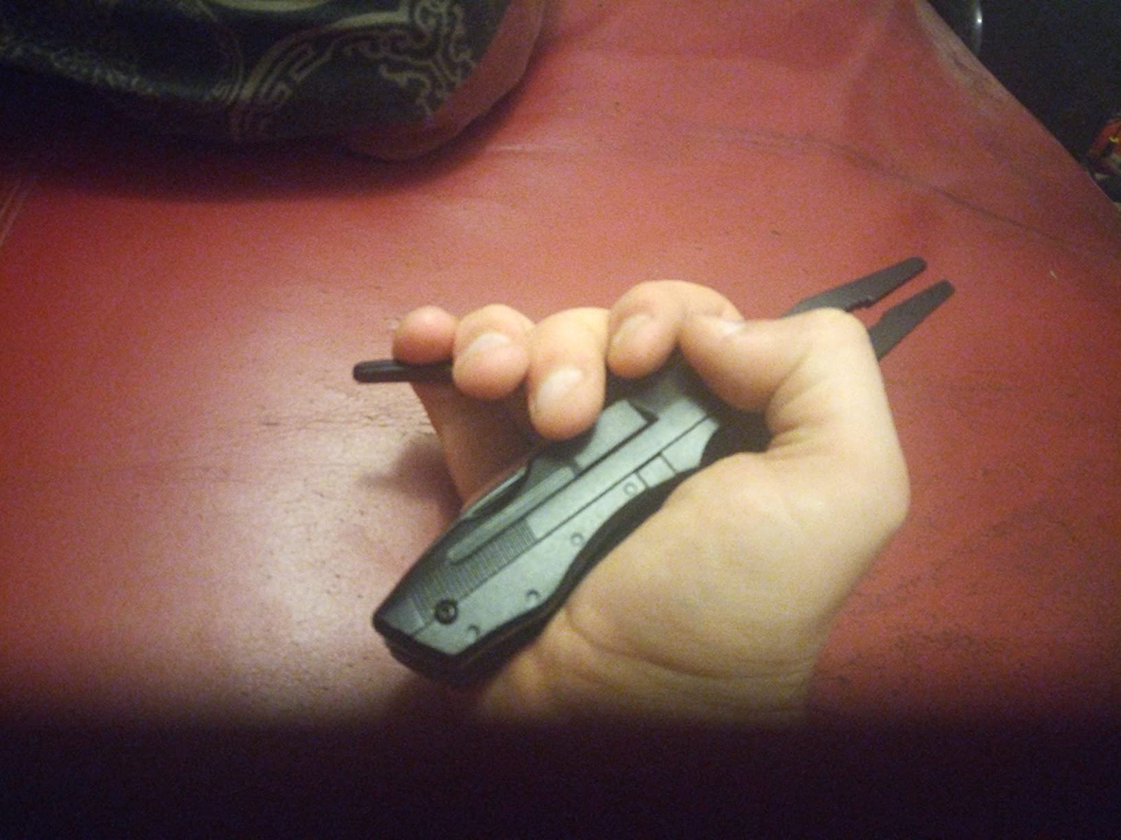 Multitool Black Stainless Steel Pocket Size Tool with 9 in 1 Bit Set ...