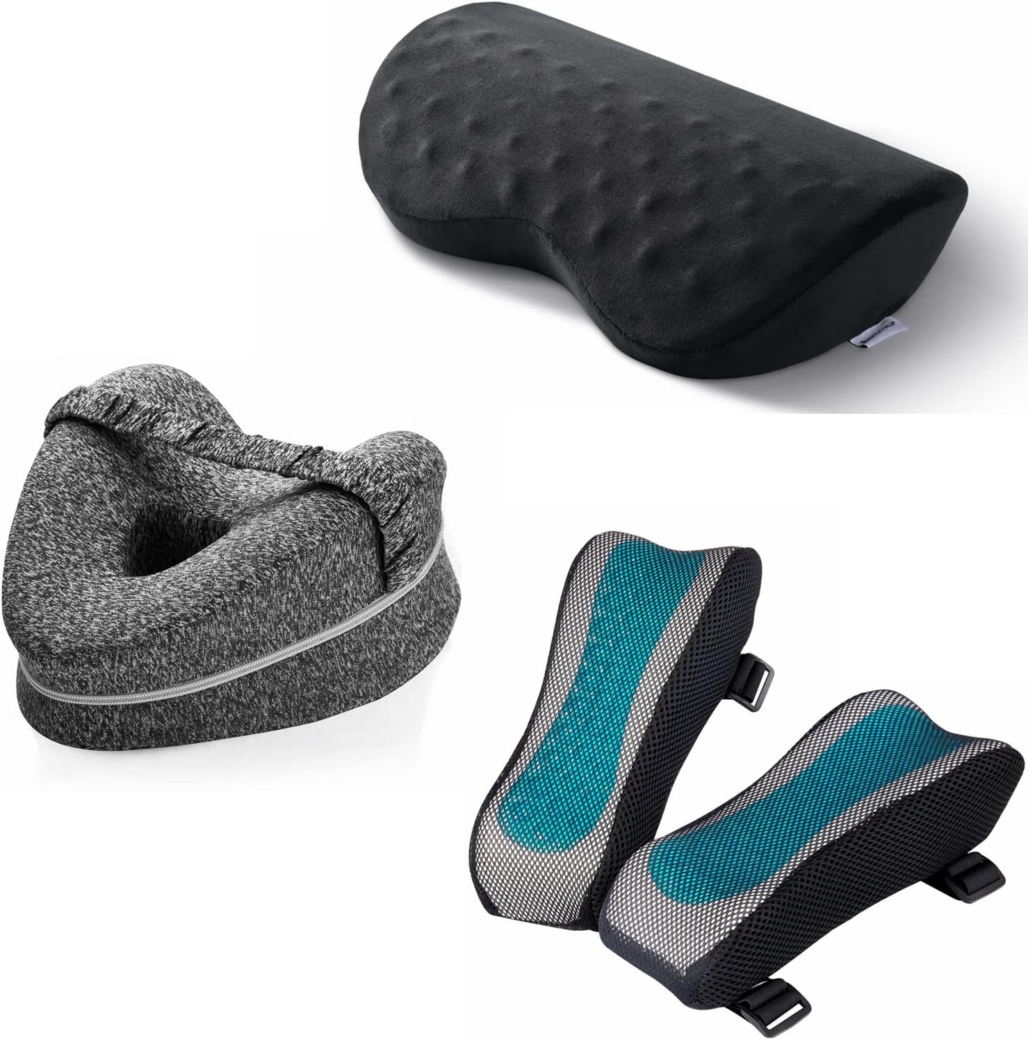 Amazon.com: BEAUTRIP Chair Arm Rest Pads + Bed Leg Rest Pillow + Under ...