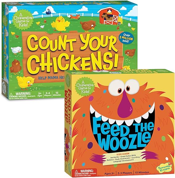 Amazon.com: Peaceable Kingdom Count Your Chickens and Feed The Woozle ...