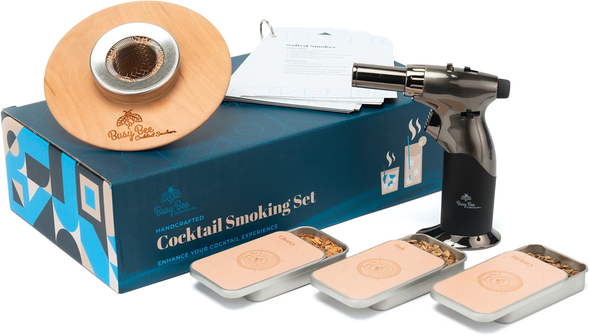 Amazon.com: Xtra Dirty Cocktail Smoker Kit - 4 Flame Jet Torch - Old ...