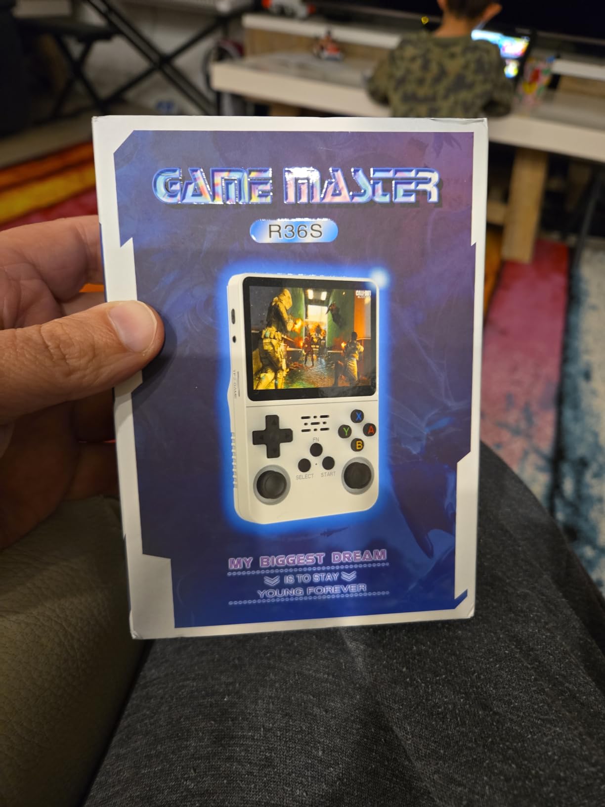 R36S Handheld Game Console, 3.5 Inch IPS Retro Video Game Console Built ...