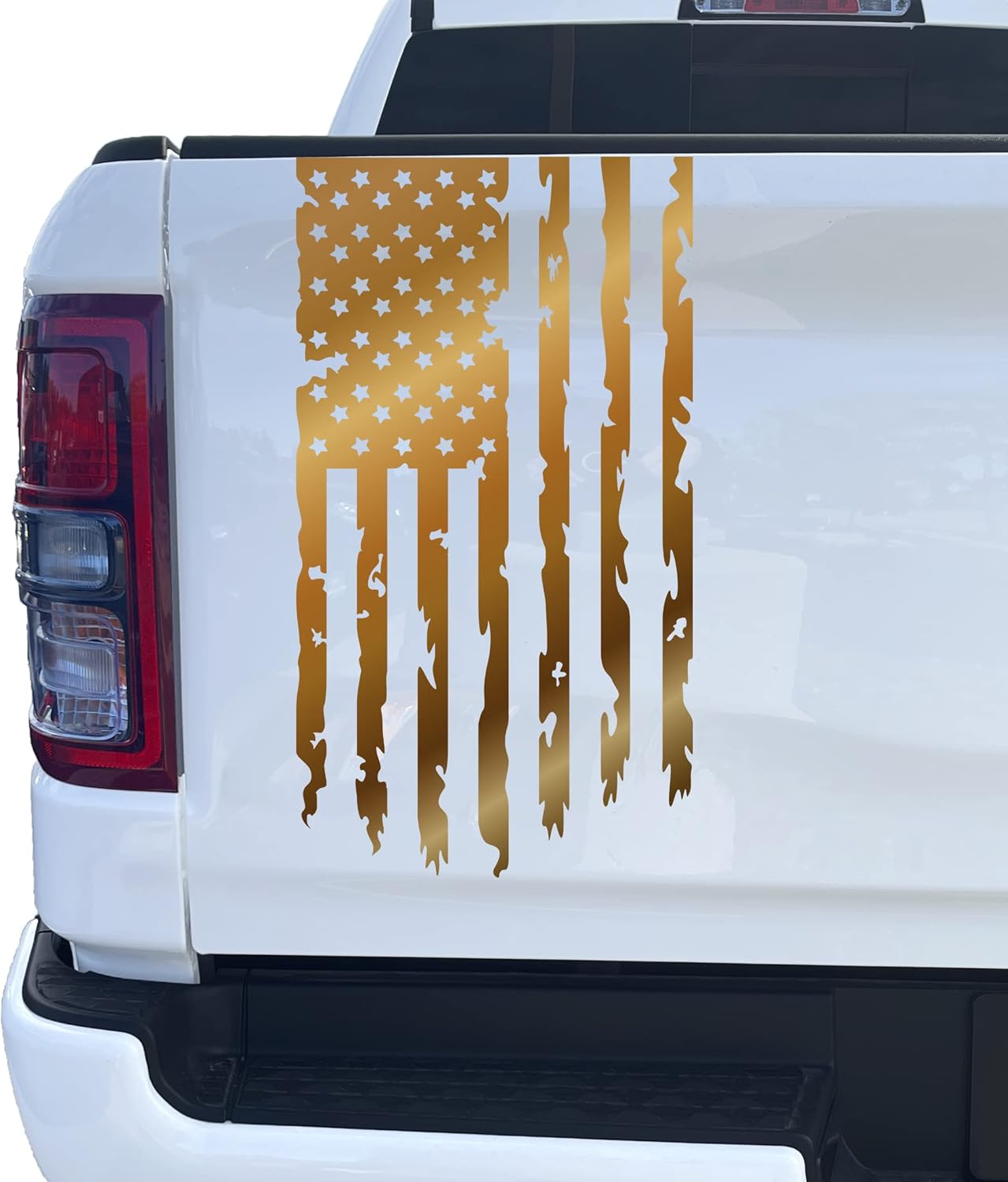 Amazon.com - Aldera Graphics Distressed American USA US Flag Truck ...