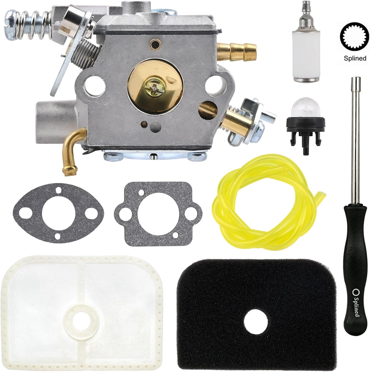 Amazon.com: Husqvarna Genuine 577203204 Carburetor OEM : Patio, Lawn ...