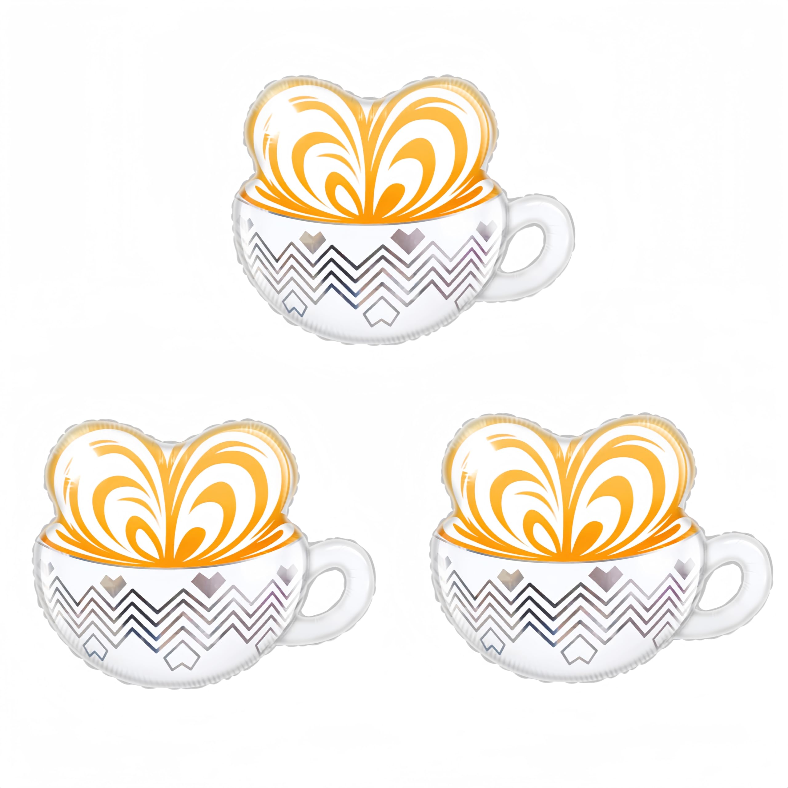 Amazon.com: CYMYLAR 3 Pcs Coffee Latte Balloons/Coffee Birthday Party ...