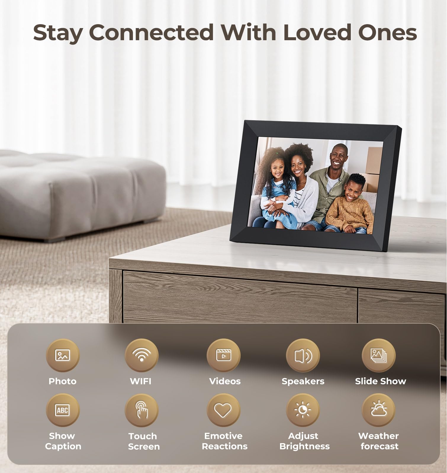 Snapklik.com : Frameo 10.1 Digital Picture Frame WiFi Smart Photo Frame ...