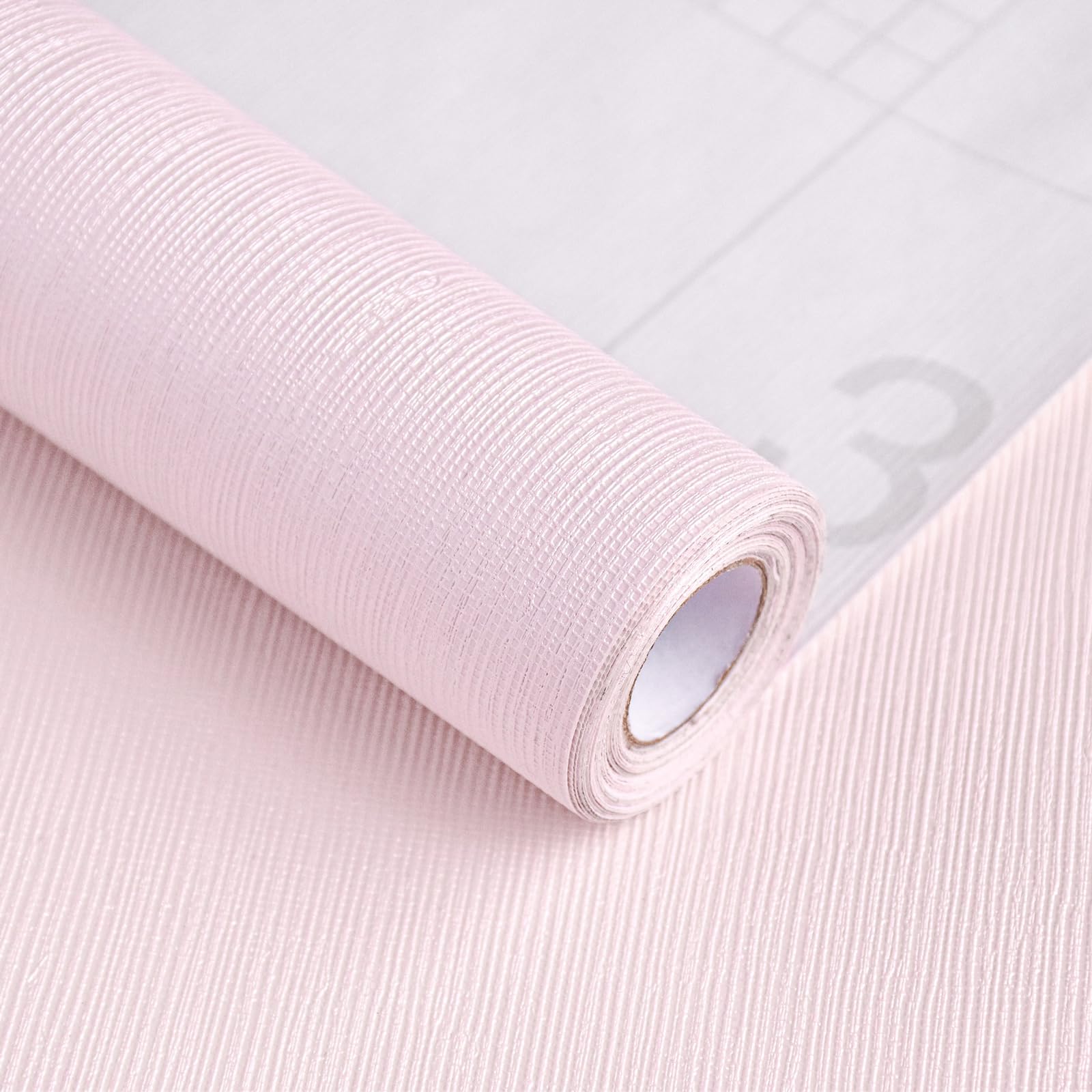 Sevalo Light Pink Peel and Stick Wallpaper Pink Contact Paper for ...