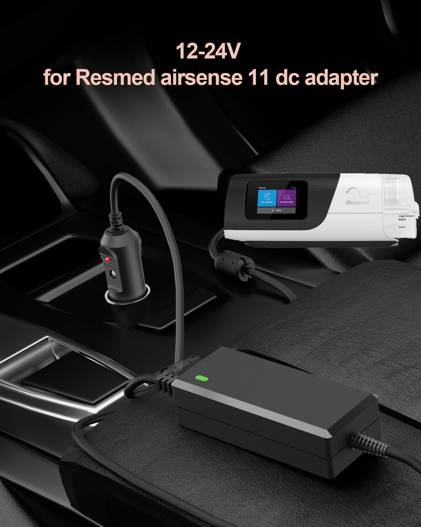 Snapklik.com : Replacement For Resmed Airsense 11 12 Volt Adapter ...