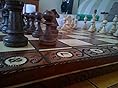 Amazon.com: Wegiel Chess Set - Consul Chess Pieces and Board - European ...