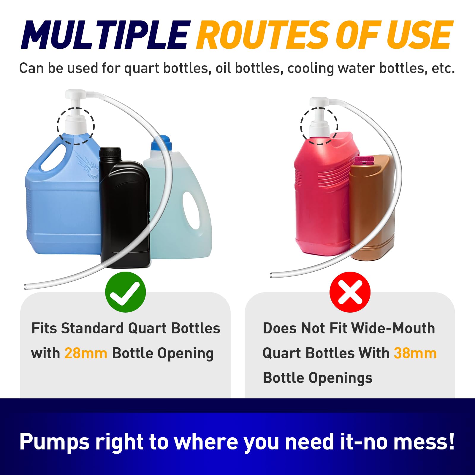 Snapklik.com : 2-Pack 8cc Transfer Fluid Pump For Standard Quart ...