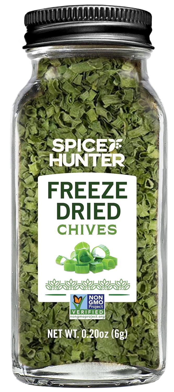 Amazon.com : Spice Hunter Chives, Freeze-Dried, Chopped, 0.13 Ounce ...