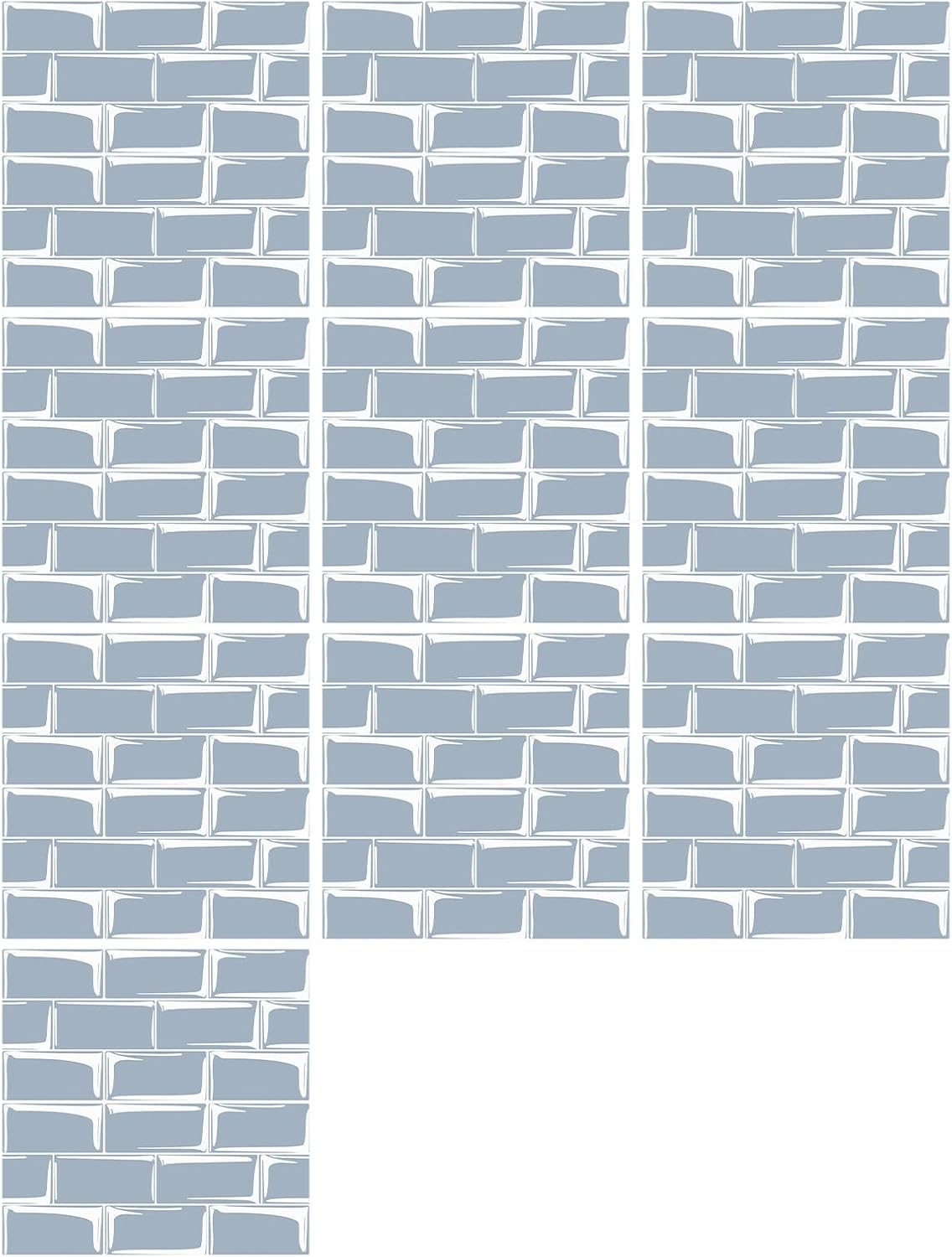 FRAKYEN 10 Sheet Peel and Stick Wall Tile Stick on Back Splashes ...