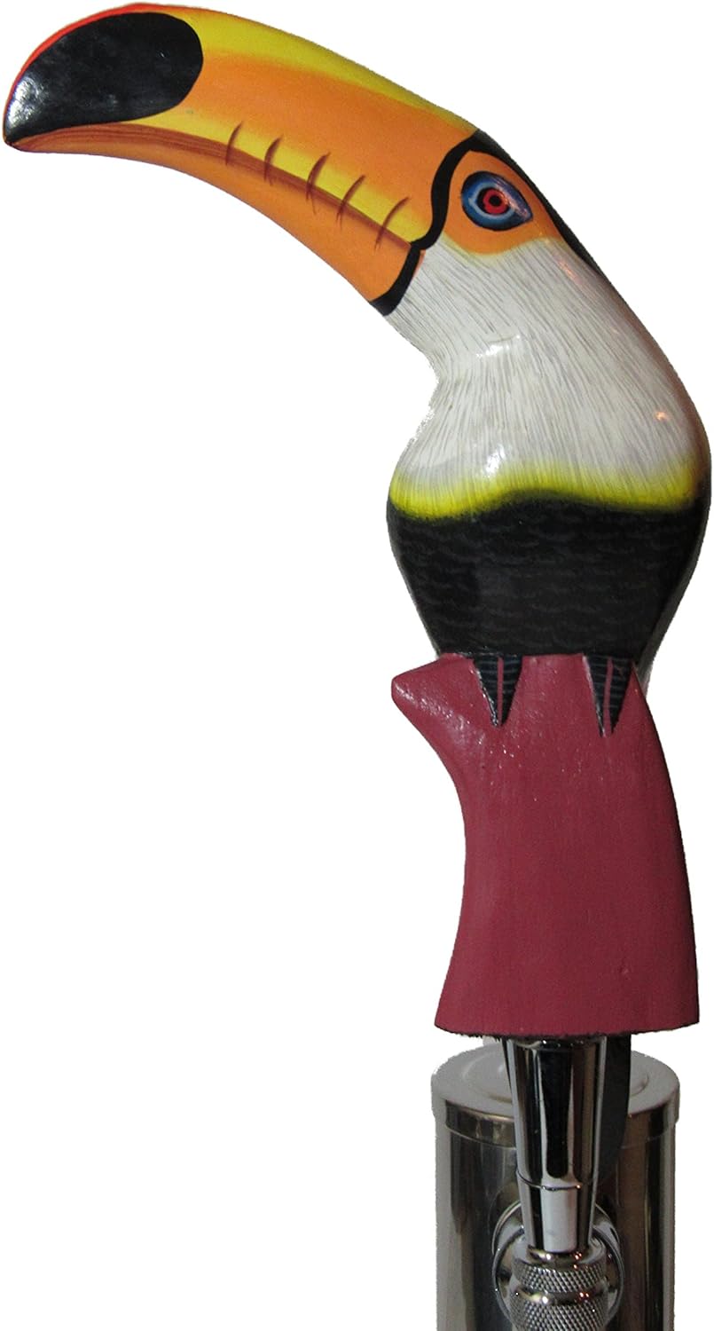 Amazon.com: Wooden Toucan Beer Tap Handle Sports Bar Kegerator ...