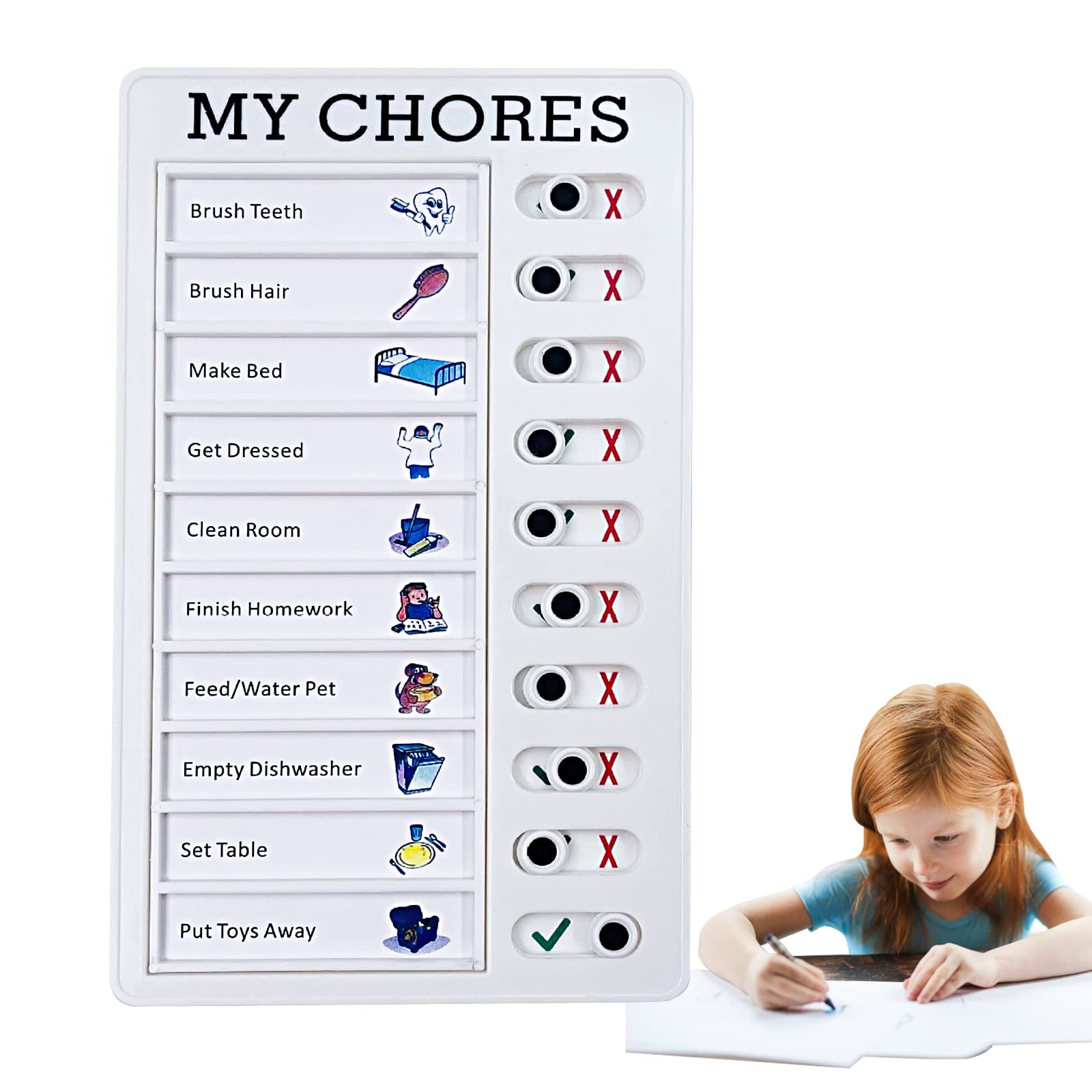 Chore Chart For Adults Boards Portable To Do List Rv | Desertcart ...